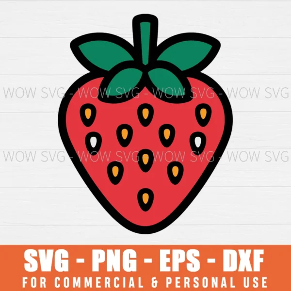 Strawberry Svg File Cricut Free Svg - Wow SVG