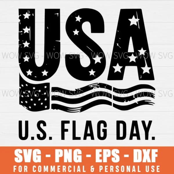 Proud American Usa Flag Flag Day Independence Svg - Wow SVG